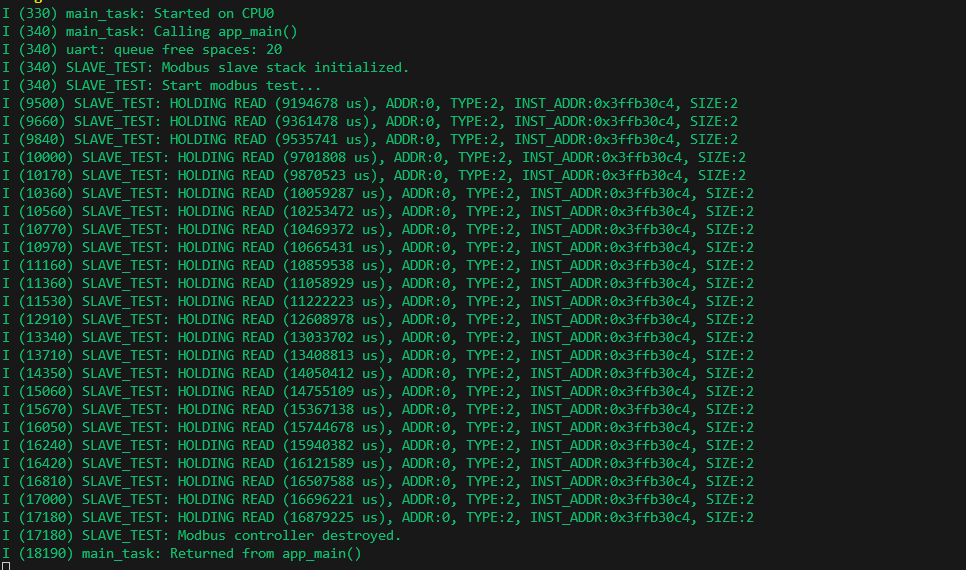 ESP32上ModBus的使用-基于串口的从站 | ESP32-Guide